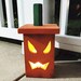 Handmade Wood Halloween Jack O Lantern Pumpkin Window Porch Decorations ...