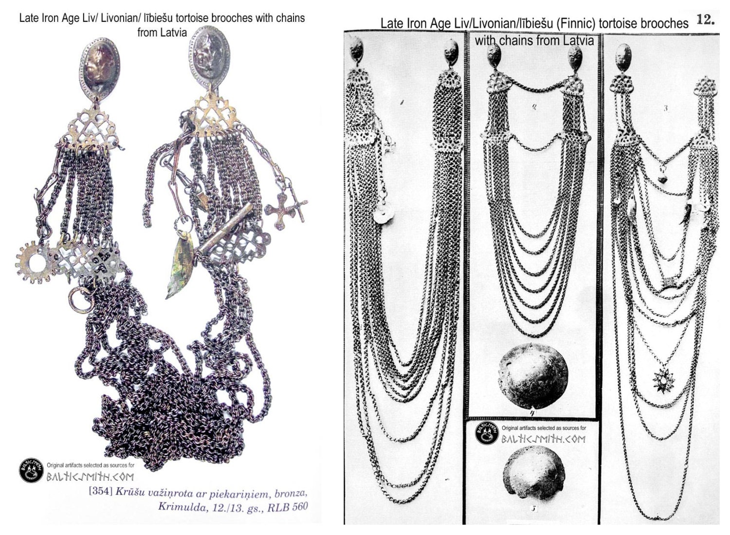 Replica Baltic / Finnic Late Iron Age Handmade Double Cable Chain ...