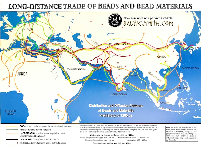 A Bead Timeline by James. W. Lankton. SCA. Historical Reenactment ...