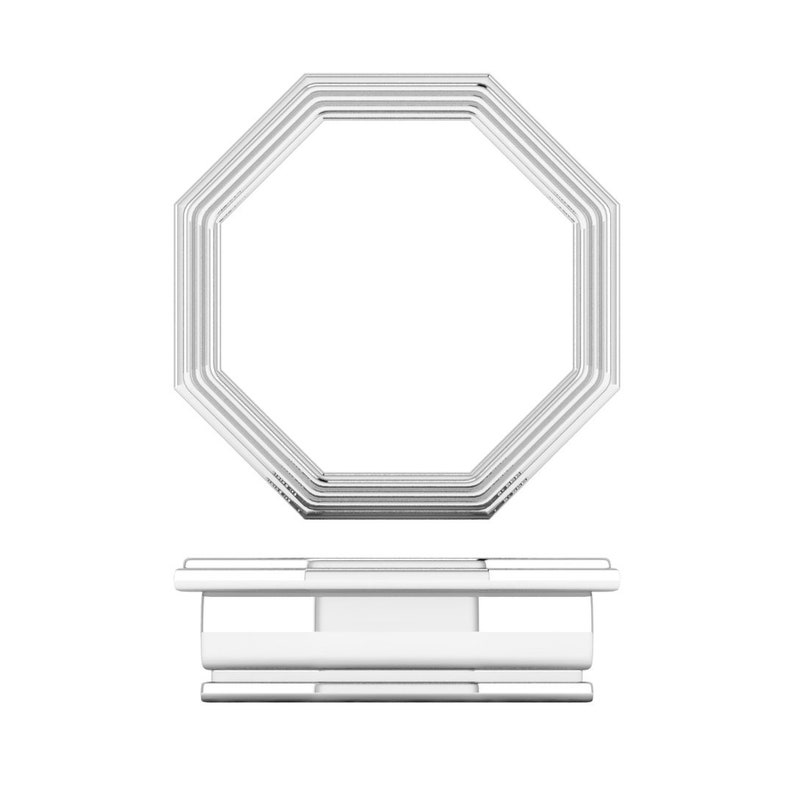 OCTET : Octagonal Gauged Tunnel Octagon Plugs Sterling - Etsy