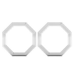 OCTET : Octagonal Gauged Tunnel | Octagon Plugs | Sterling Silver, 10K ...