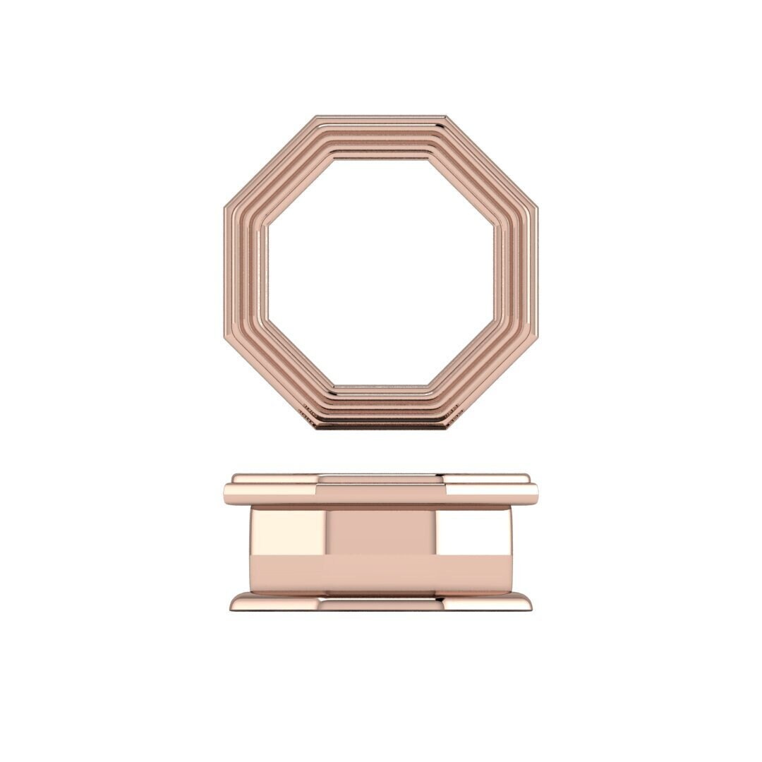 OCTET : Octagonal Gauged Tunnel | Octagon Plugs | Sterling Silver, 10K ...