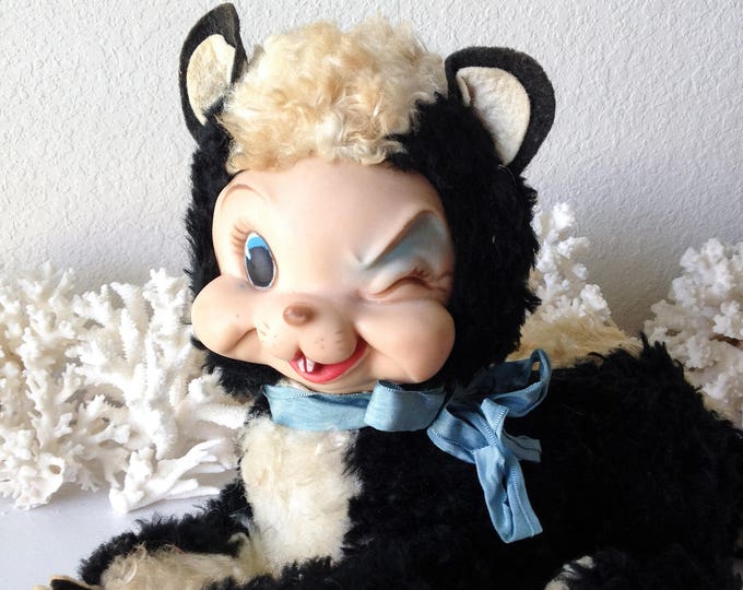 Vintage Rushton Star Creation Skunk Rubber Face Stinky Winky Retro ...