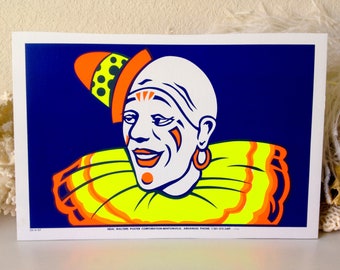 Clown print | Etsy