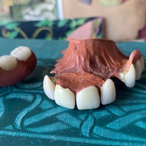 Vintage Partial Dentures Old False Teeth Used Worn Creepy Fake Teeth ...