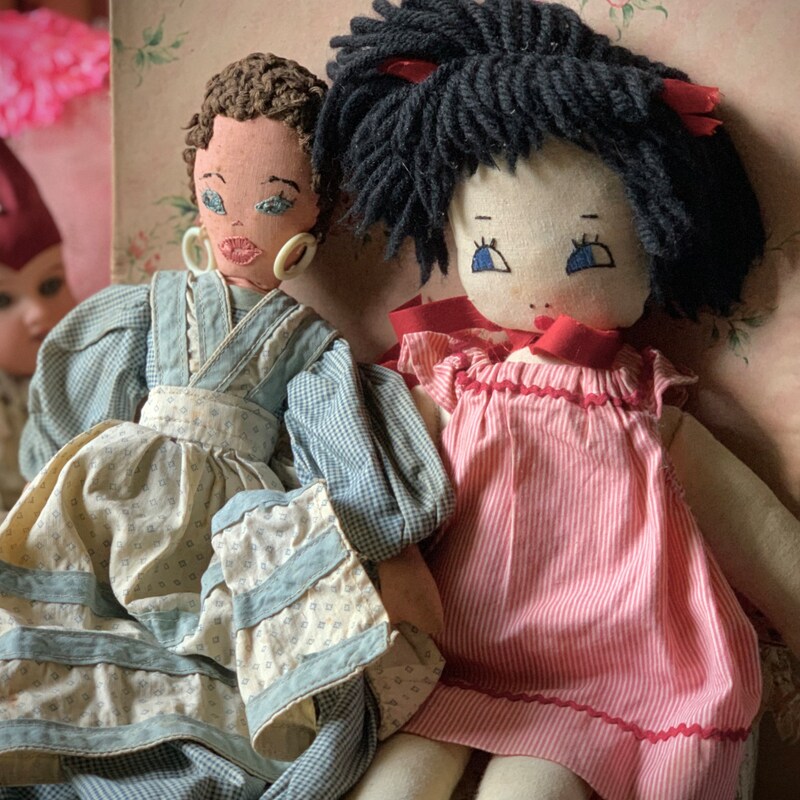 Vintage Rag Doll - Etsy