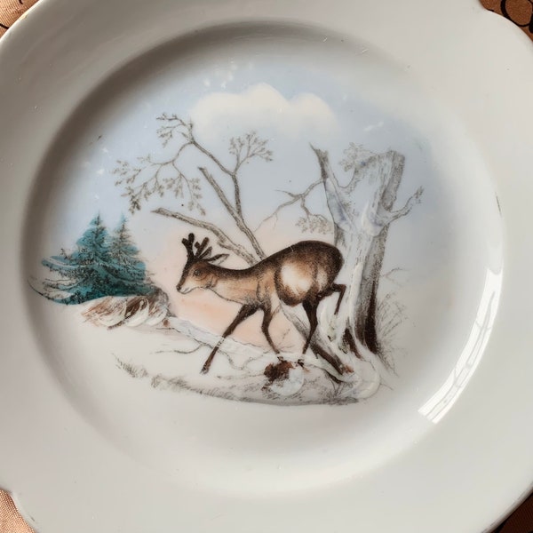 Deer Plate - Etsy