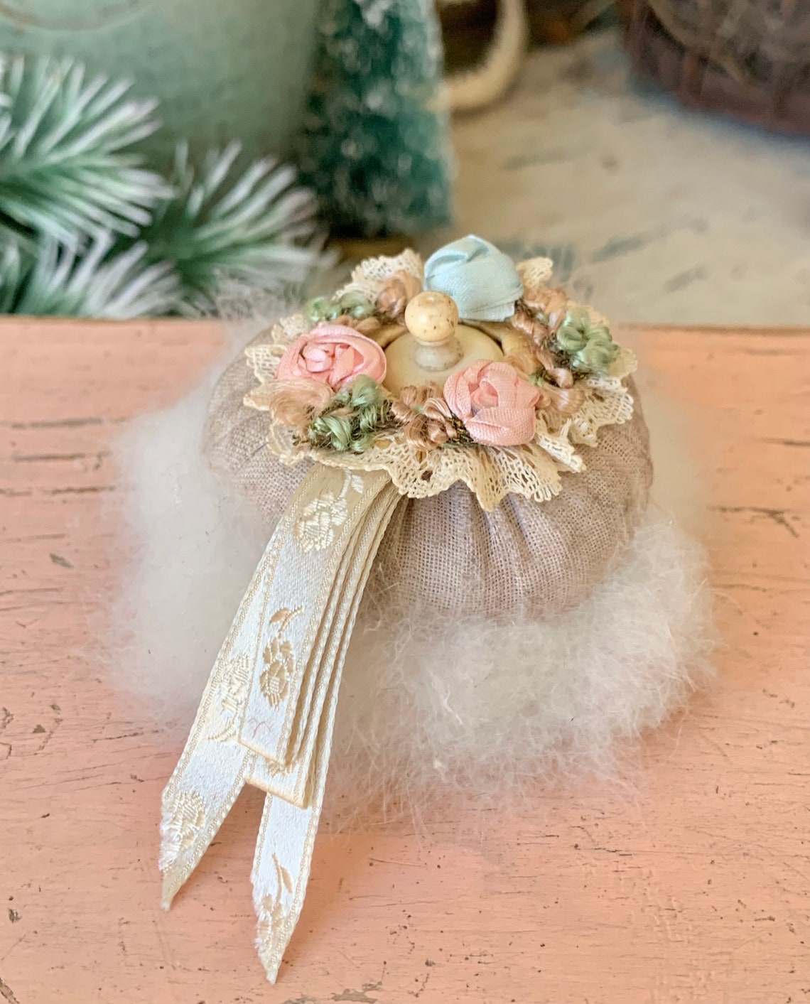 Vintage Mini Powder Puff Swans Down Feather Flapper Beauty - Etsy