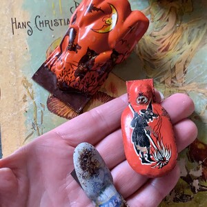 Vintage Set Old Tin Party Noise Makers Halloween Favor and Advertising ...