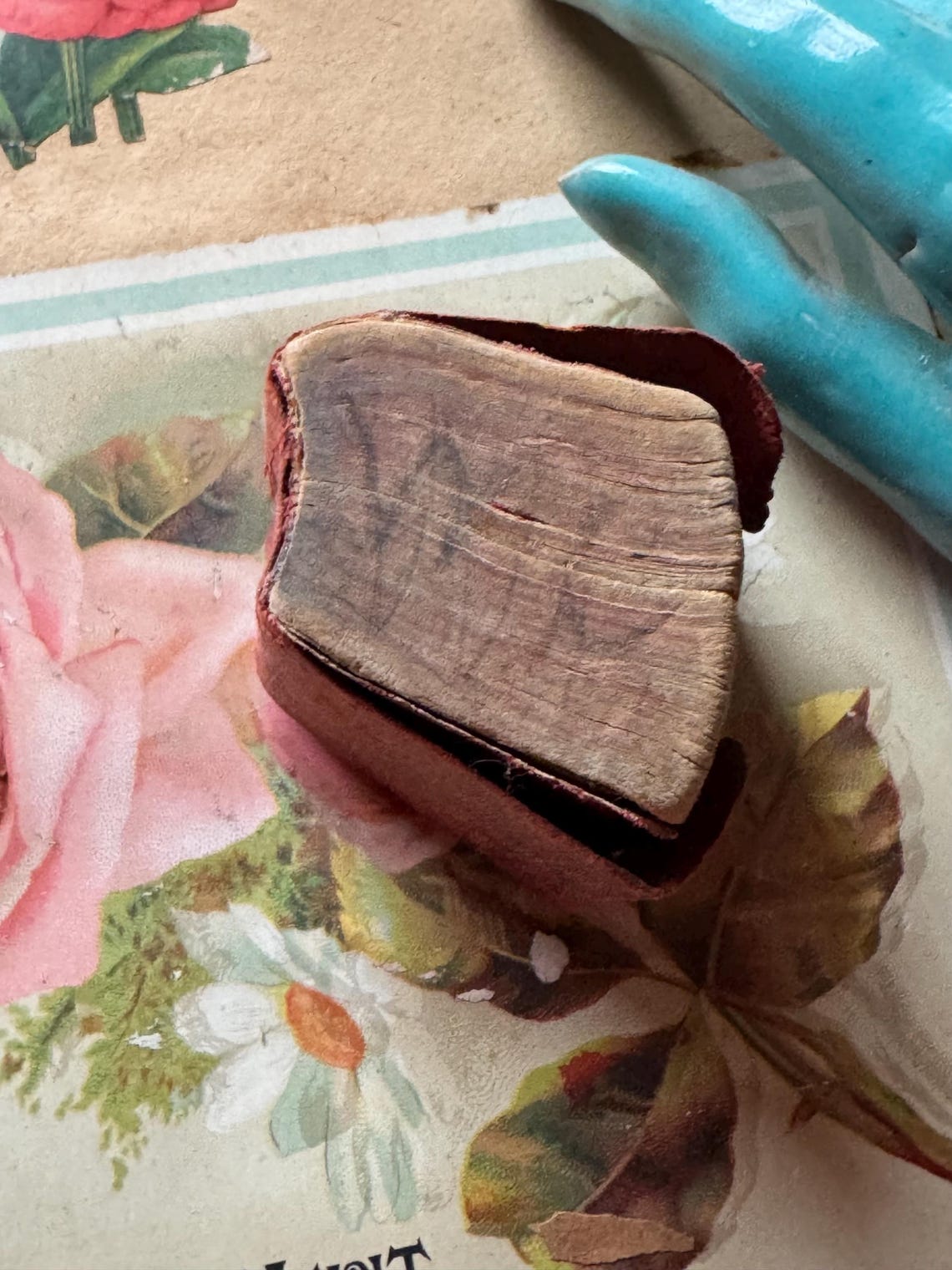 Antique Miniature the Little Webster Dictionary Book Tiny Novelty ...