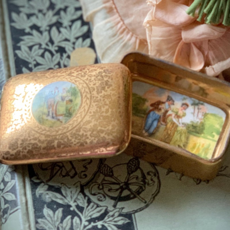 Hand Painted Box - Etsy