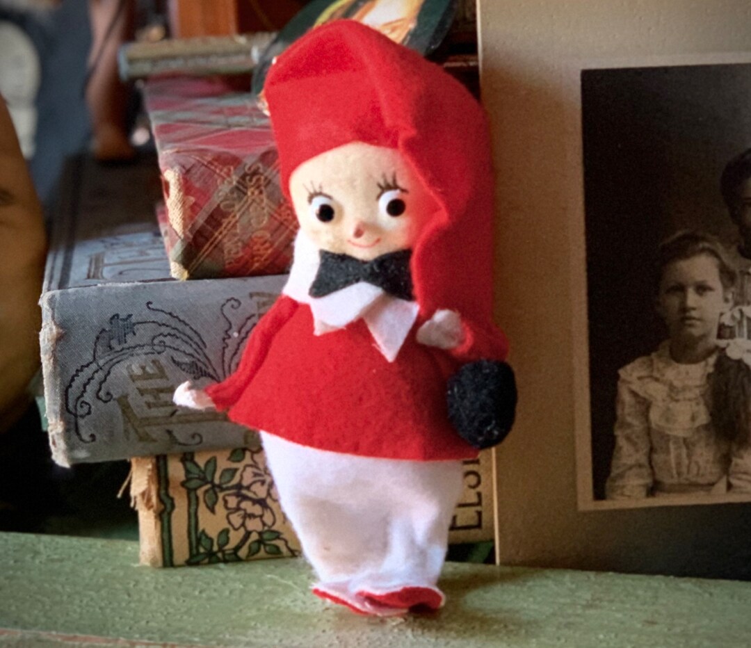 Vintage Shabby Pixie Angel Ornament Cute Snowbaby Fairy Christmas ...