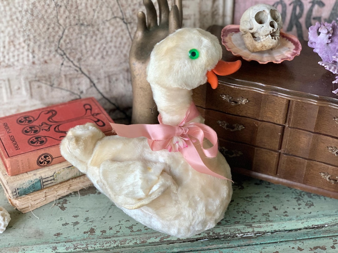 Vintage Rushton Swan Stuffed Toy Goose Plush Duck Doll - Etsy