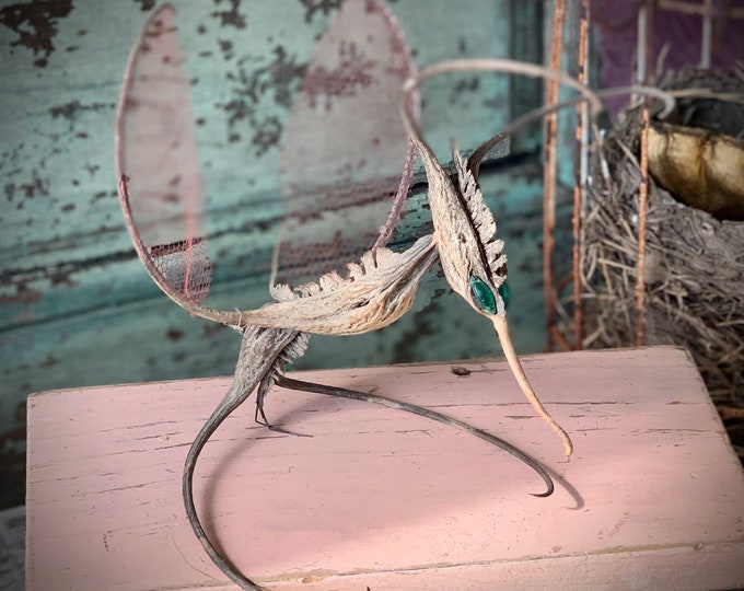 Vintage Folk Art Insect Figurine Handmade Devil's Claw Seed Pod Bug ...