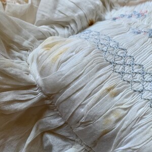 Vintage Miniature Ruffly Pillow Shabby Pink Ribbon Ruffly Lace Mini ...