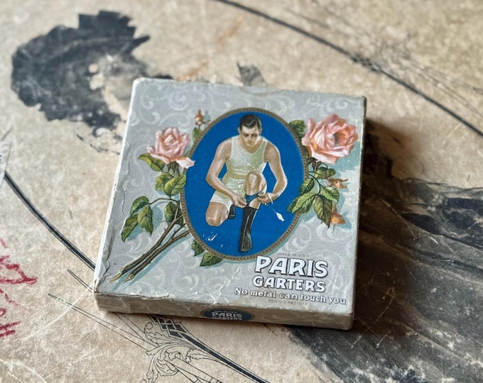 Antique Paris Garters Advertising Box – Early 1900s Ornate Decor - Etsy