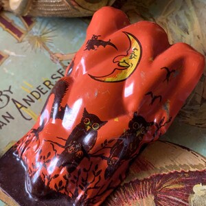 Vintage Set Old Tin Party Noise Makers Halloween Favor and Advertising ...