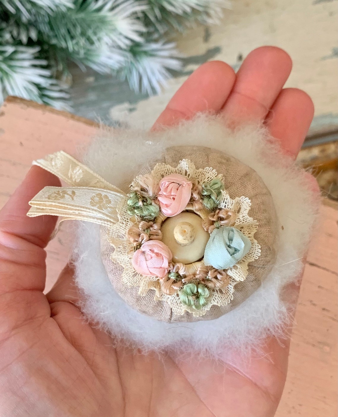 Vintage Mini Powder Puff Swans Down Feather Flapper Beauty - Etsy