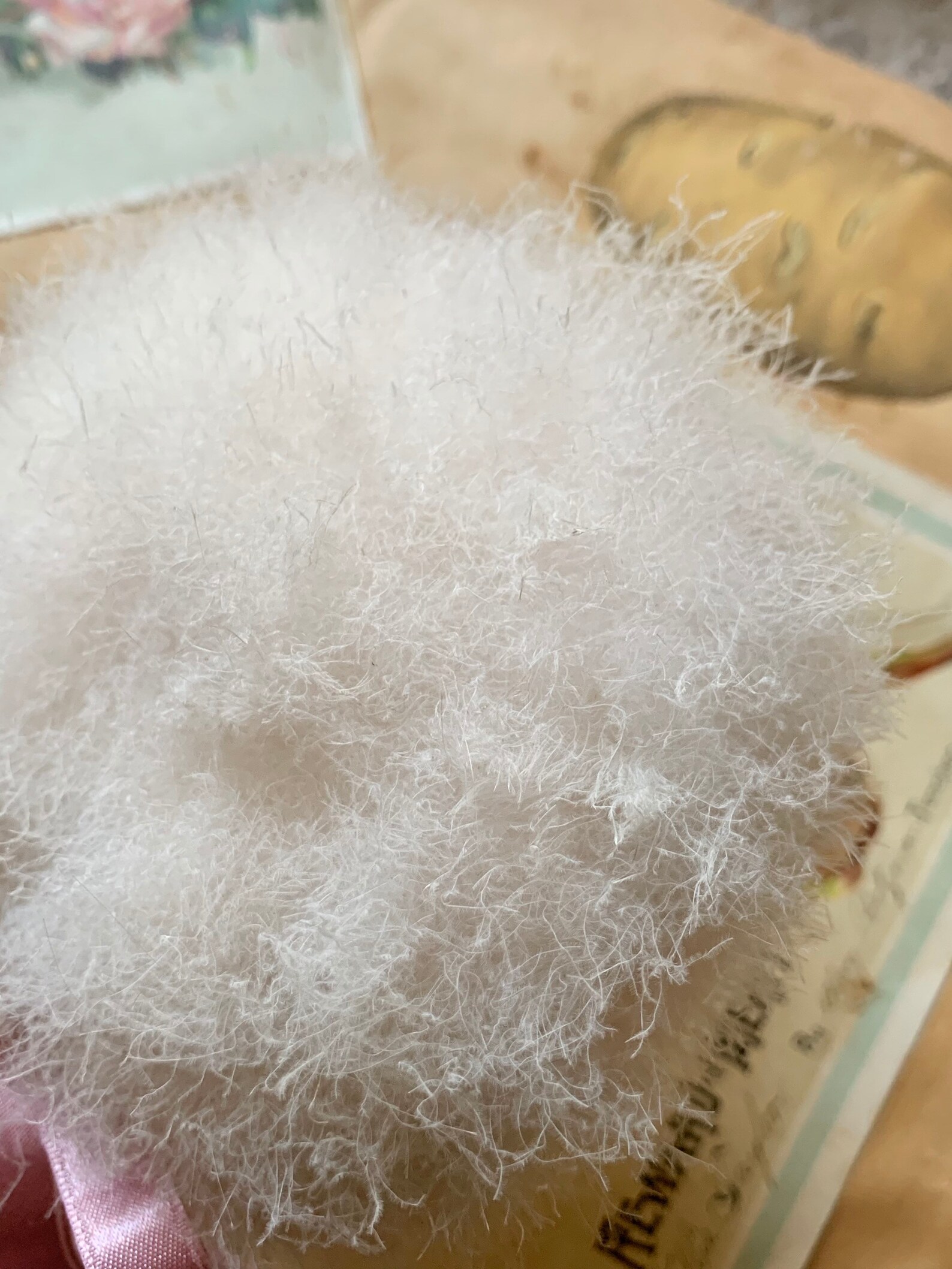 Vintage Powder Puff Wand Old Feather Swans Down Flapper Shabby - Etsy