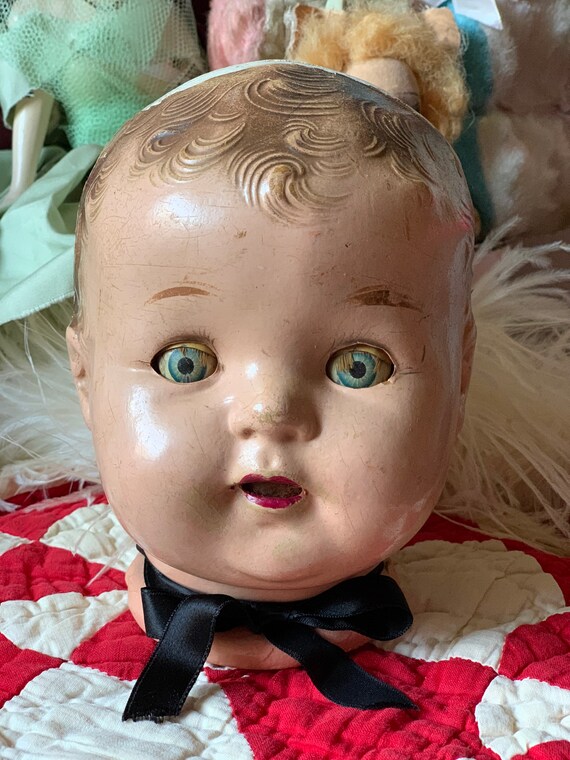 Vintage Antique Composition Doll Antique Doll 12 12 Inches Tall Sleep ...