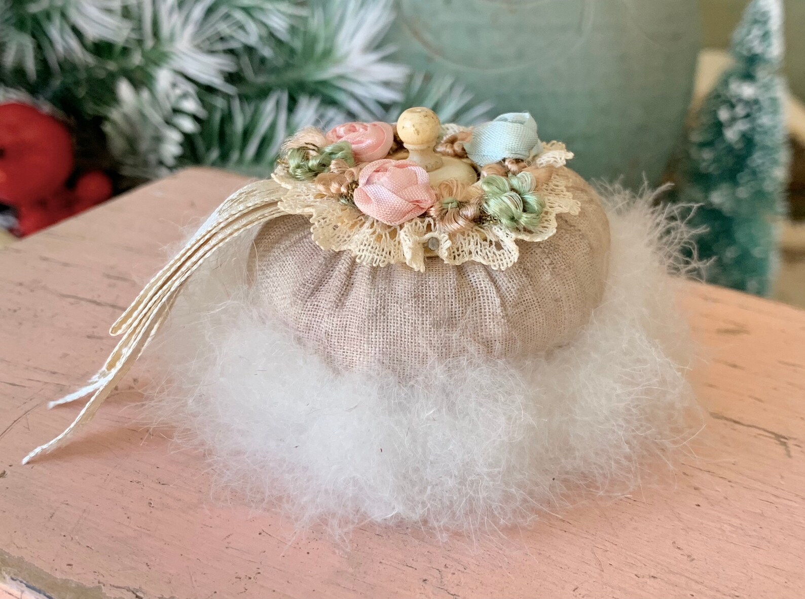 Vintage Mini Powder Puff Swans Down Feather Flapper Beauty - Etsy