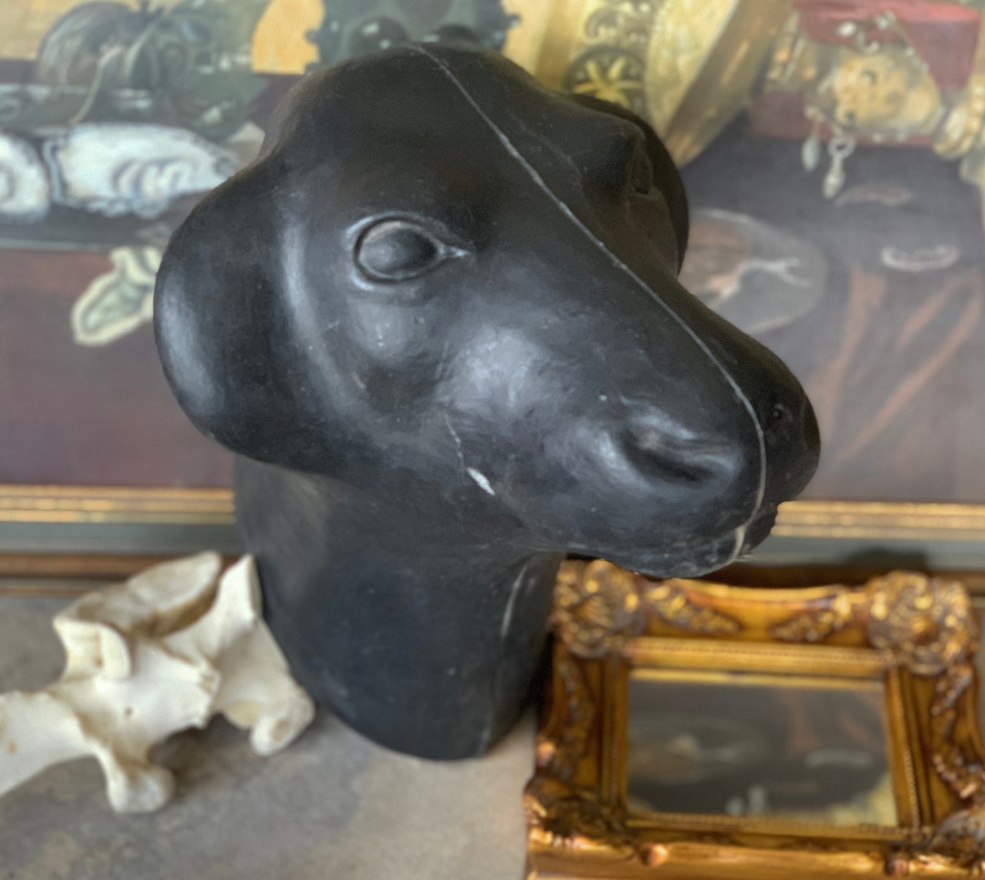 Vintage Plastic Cow Head Small Calf Roping Dummy Baby Cow Bust Model 11 ...