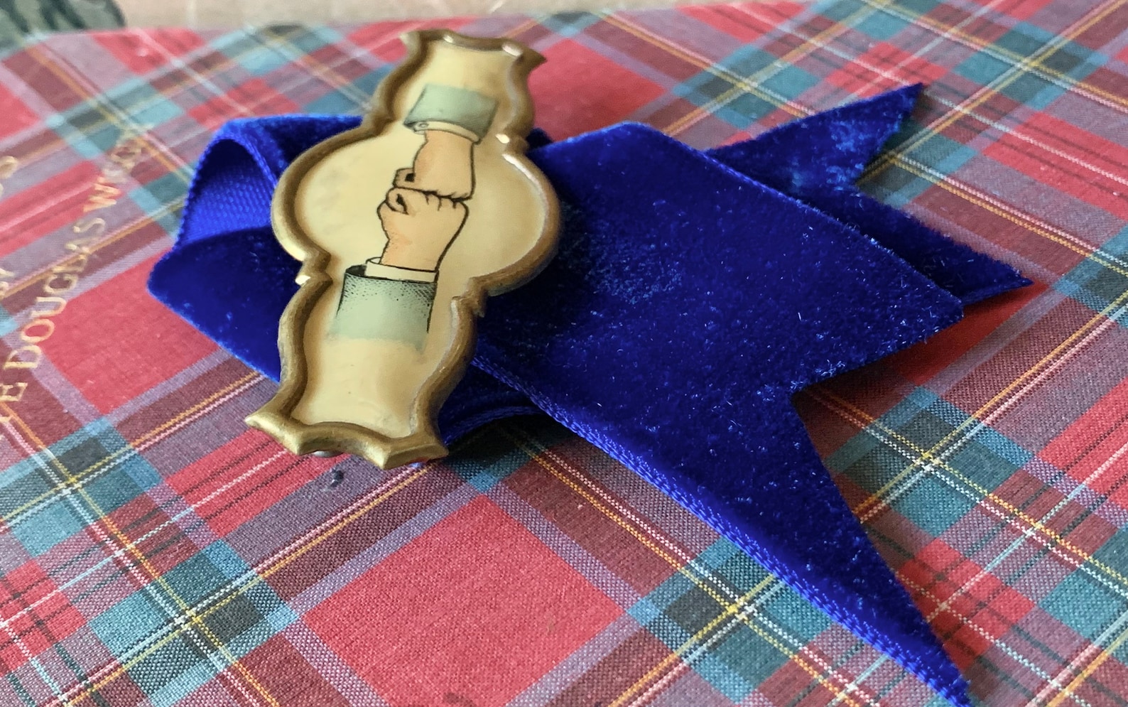 Vintage Figural Hand Pin Antique Celluloid Fisted Hands Badge - Etsy