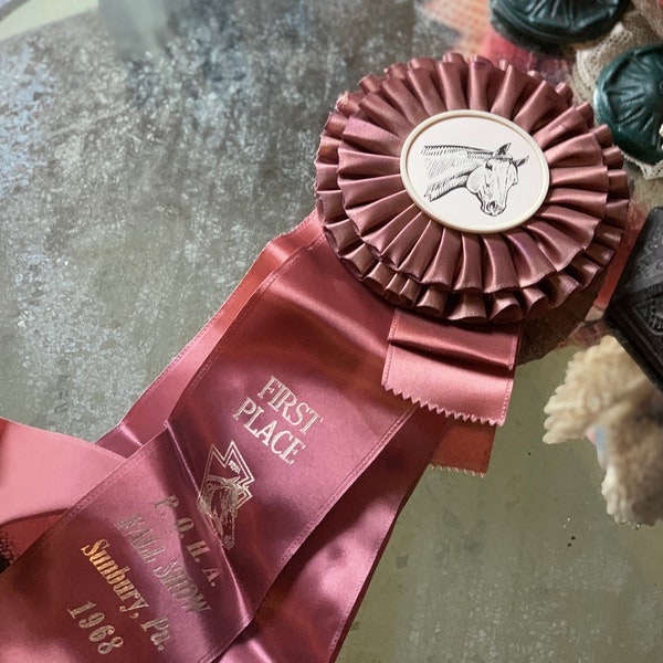 First Place Horse Show Ribbon - Etsy
