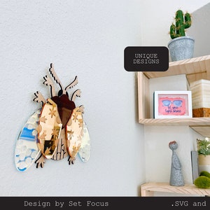 BUG INSECT Wall Decor | WALL Decor Frame | Bug Home Decor Collection ...