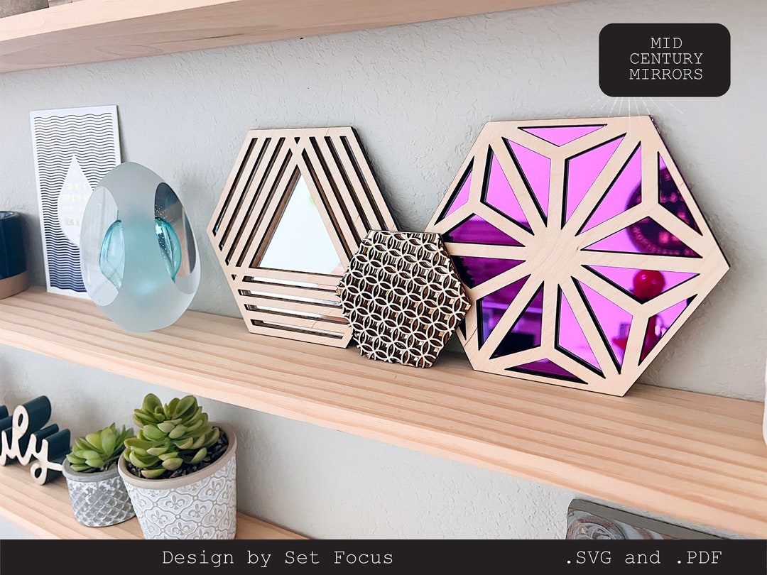 Midcentury MIRRORS Wall Decor | WALL Decor Frame | Mirror Home Decor ...