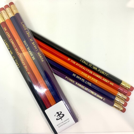 Buffy the Vampire Slayer Pencil Set | Etsy