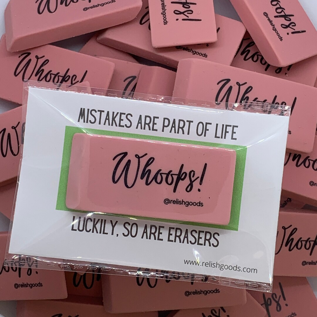 Whoops! Eraser - Etsy