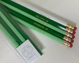 Funny Astrological Sagittarius Pencil Set Cosmic Babe - Etsy