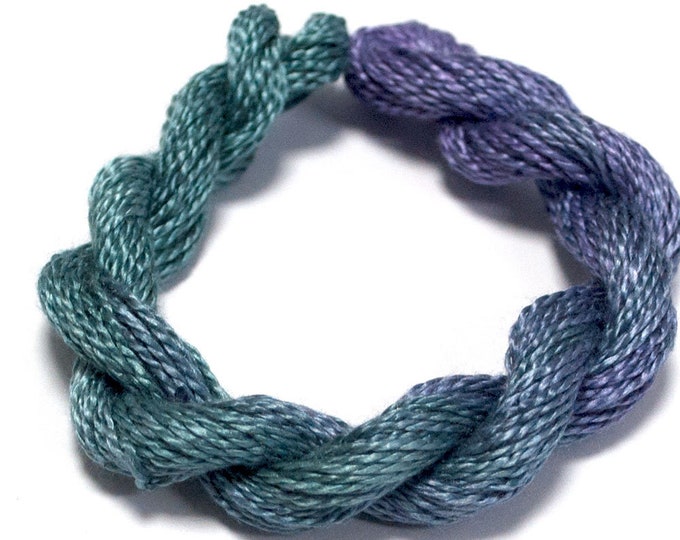 Hand Dyed Embroidery Threads Fibre by Natali by yarnandfibre