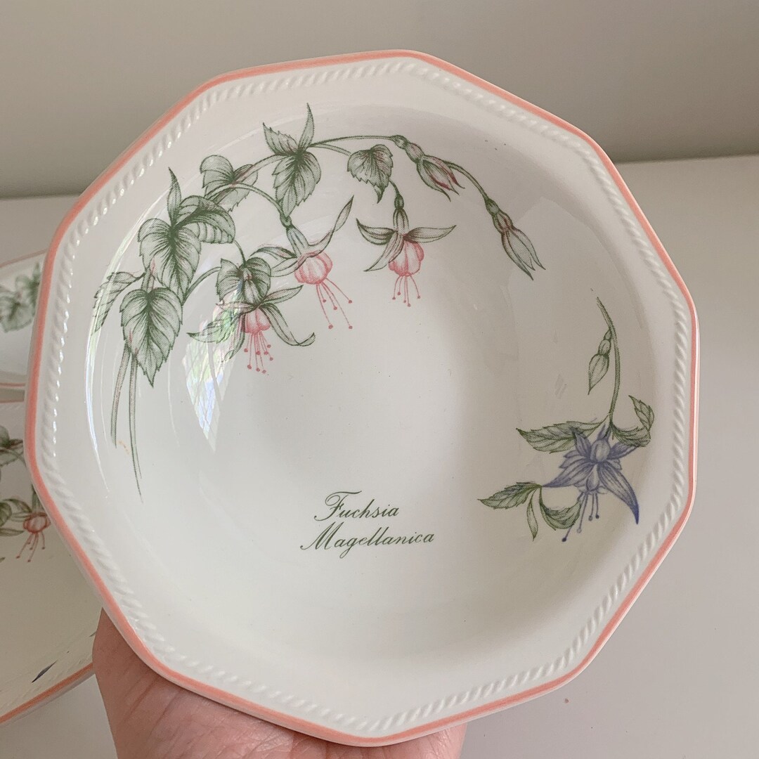 Vintage Churchill the Chartwell Collection Fuchsia Magellanica Cereal ...
