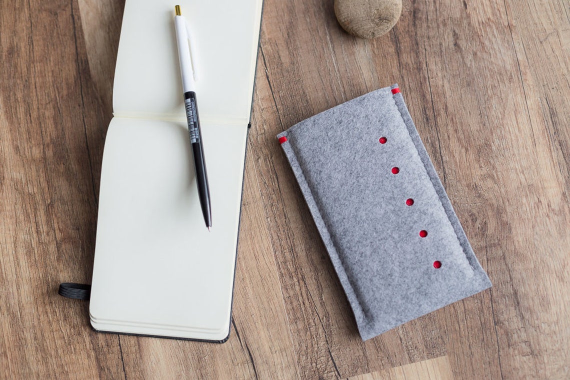 Nokia phone case cover sleeve light grey felt | Etsy