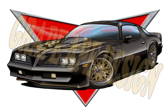 Pontiac Firebird Trans Am Print Make It Look Like Your Car - Etsy