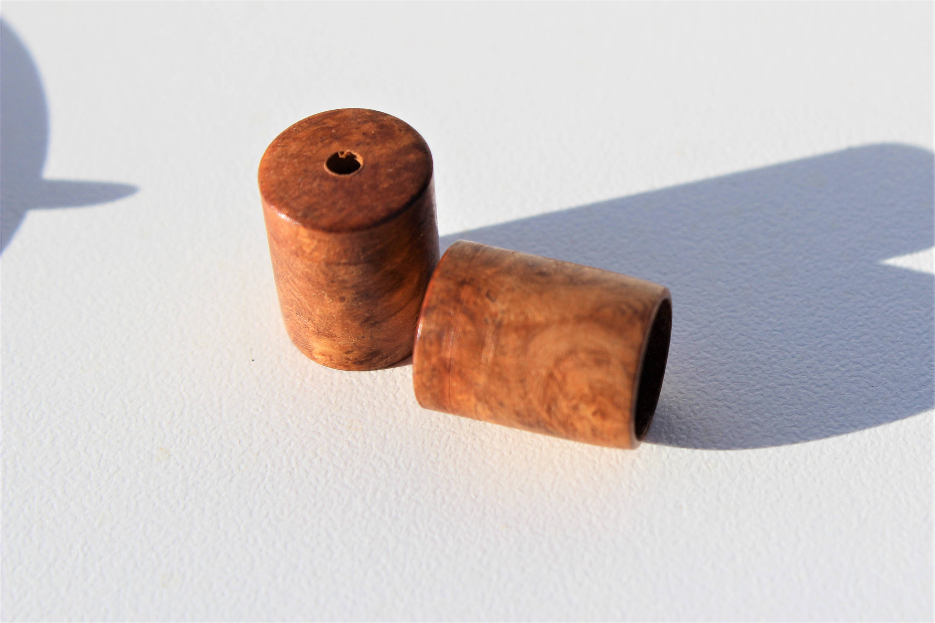 Exotic Wood Toggle With End Caps amboyna Burl, Hand Carved - Etsy