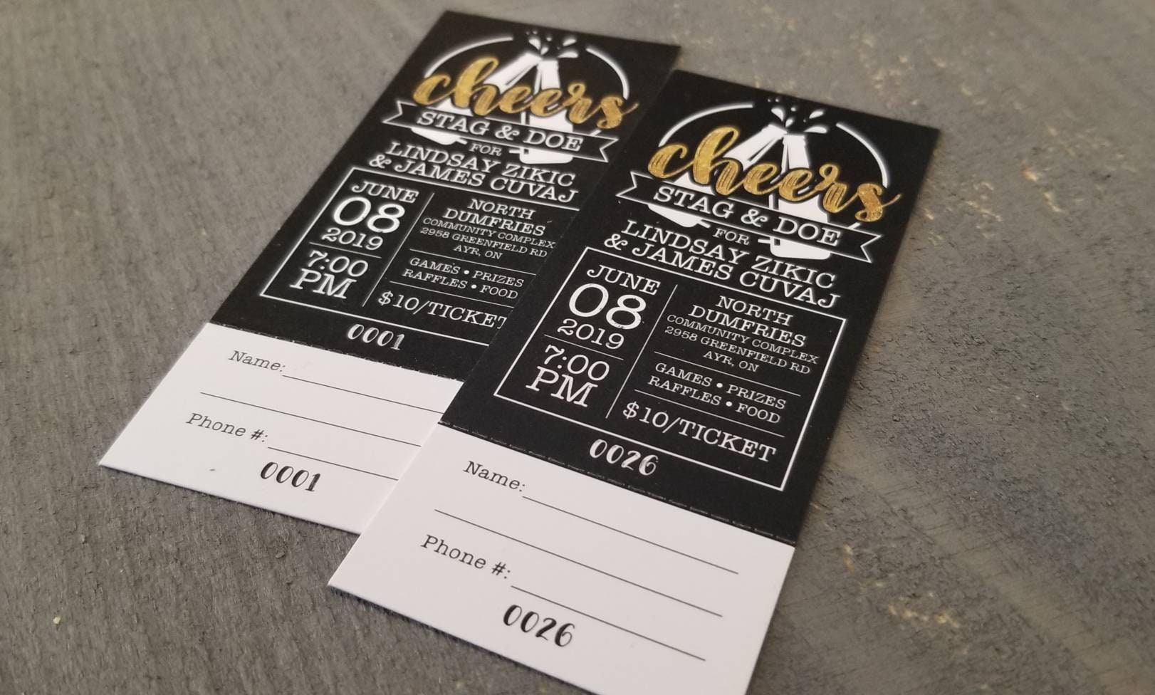 Stag & Doe Tickets - CHEERS! - Etsy Canada