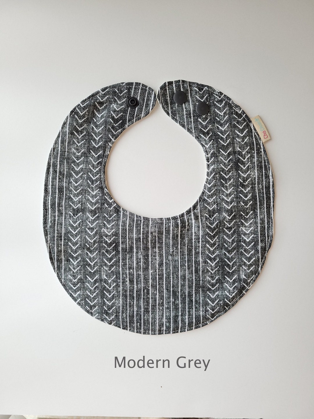 Modern Grey Round Bib Toddler and Baby Bib Drool Bib - Etsy