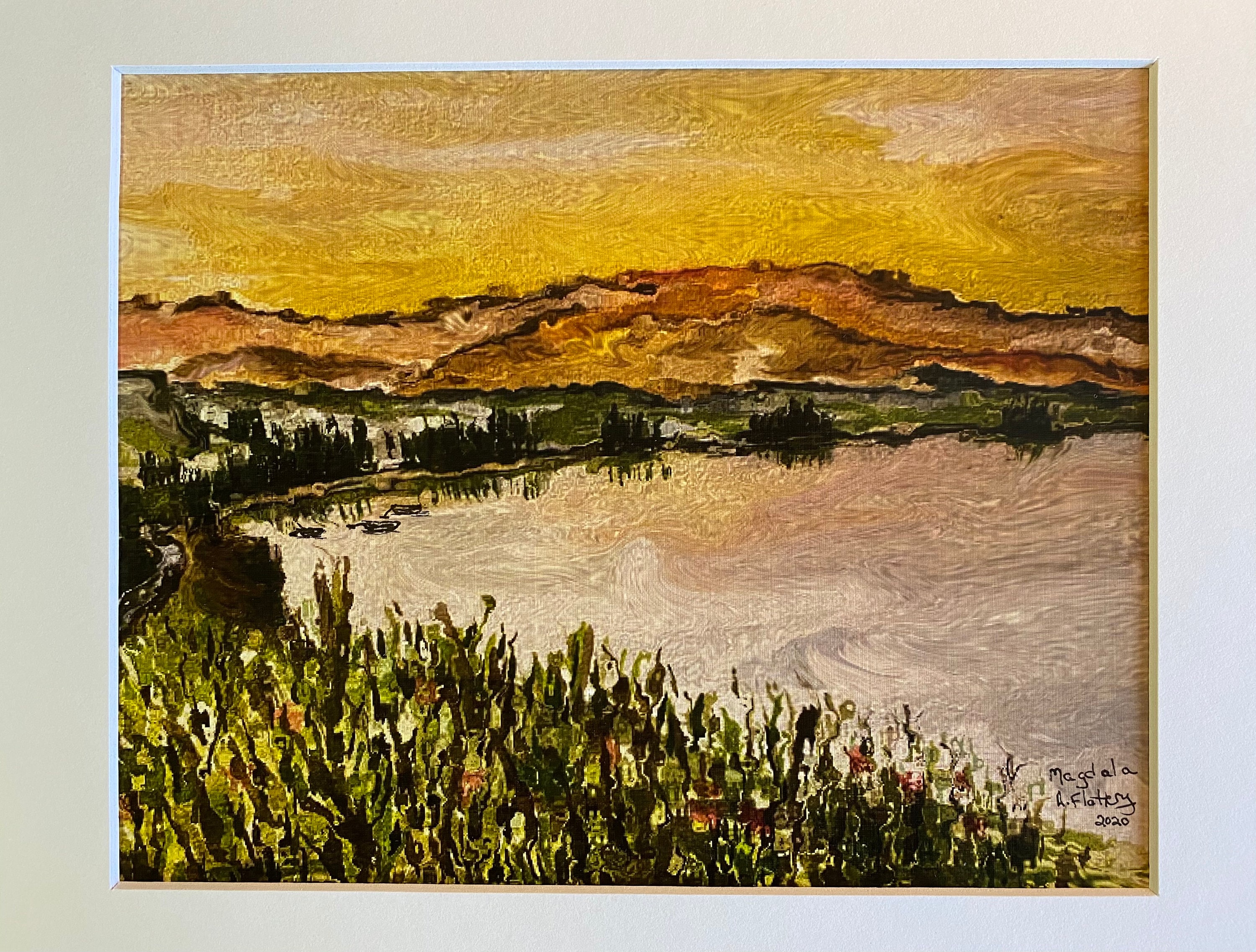 A View of Ancient Magdala on the Lake of Galilee | Etsy