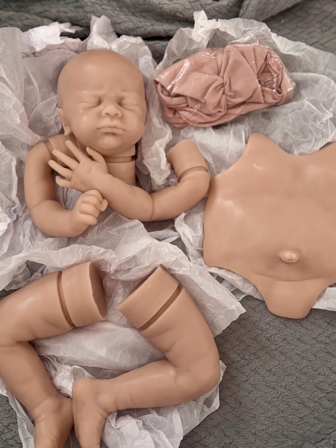 BLANK, Unpainted Silicone Doll Kit jayden by Natalie Scholl - Etsy