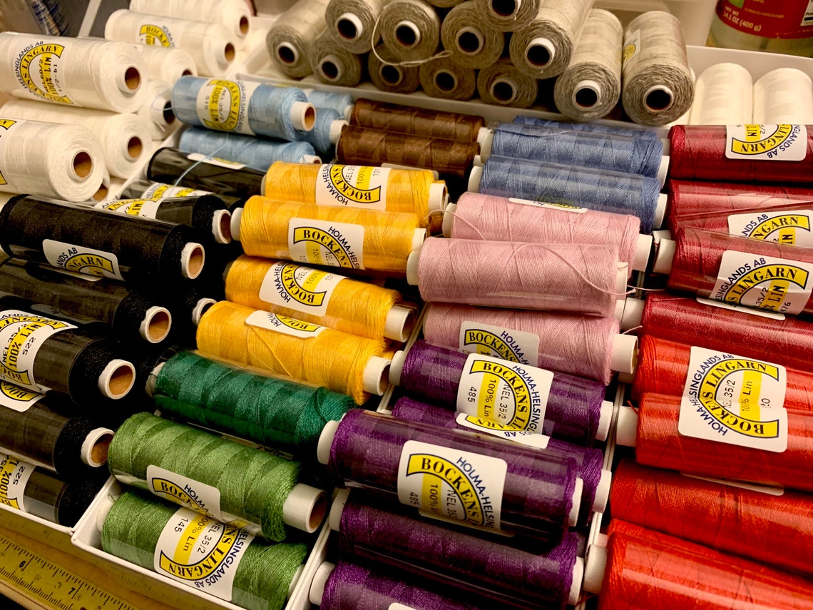 Linen Thread Several Colours - Etsy