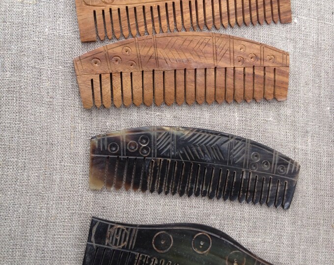 Viking Age Comb antler and Wood - Etsy