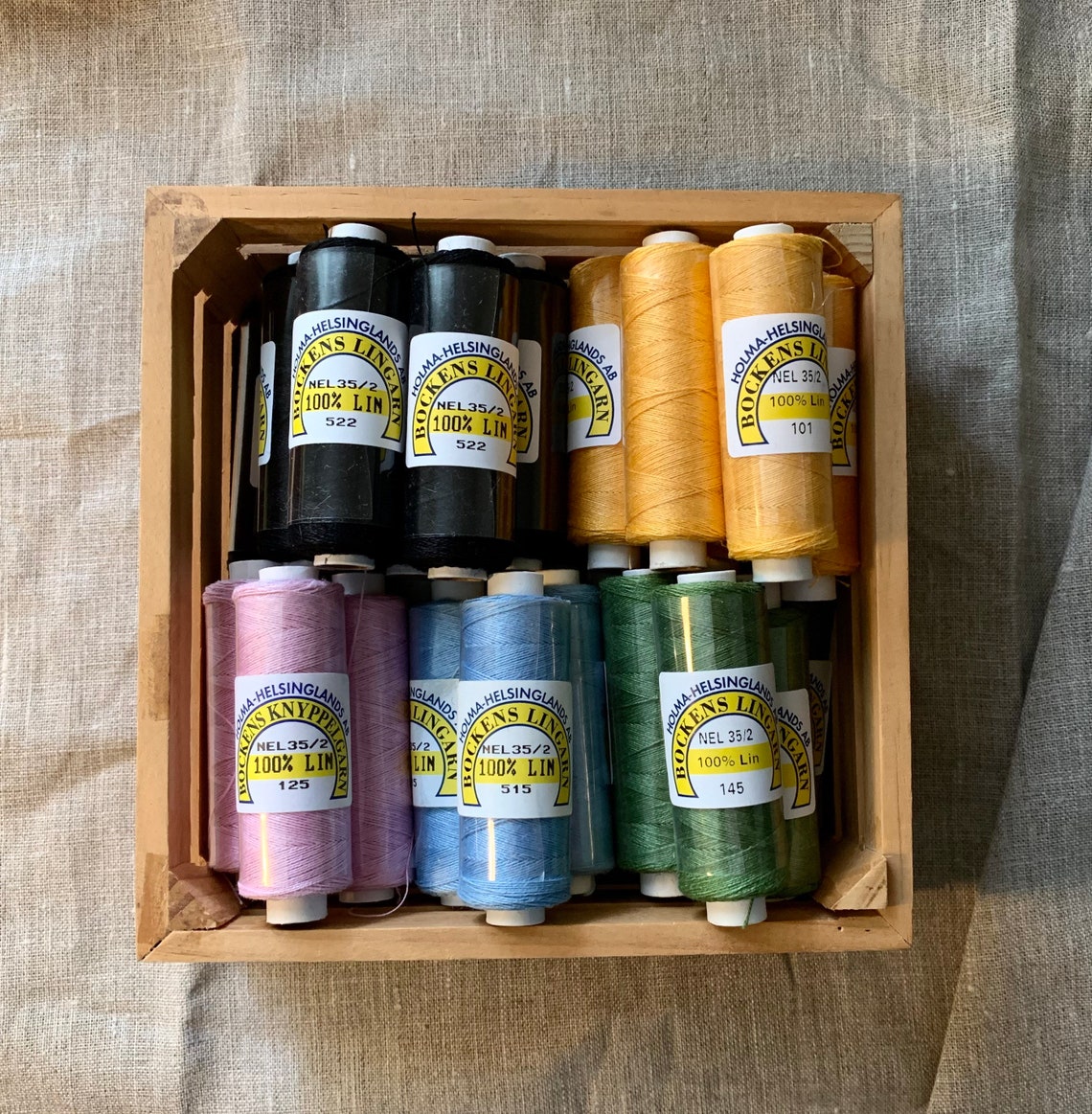 Linen Thread Several Colours - Etsy