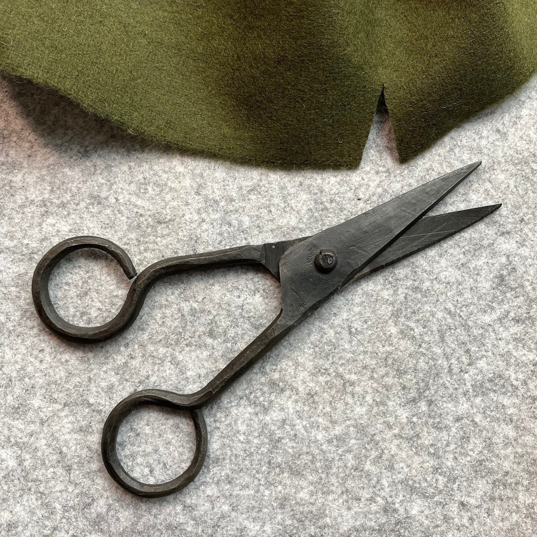 Iron Scissors, Hand Forged for Historical Sewing Reenactment LARP SCA ...