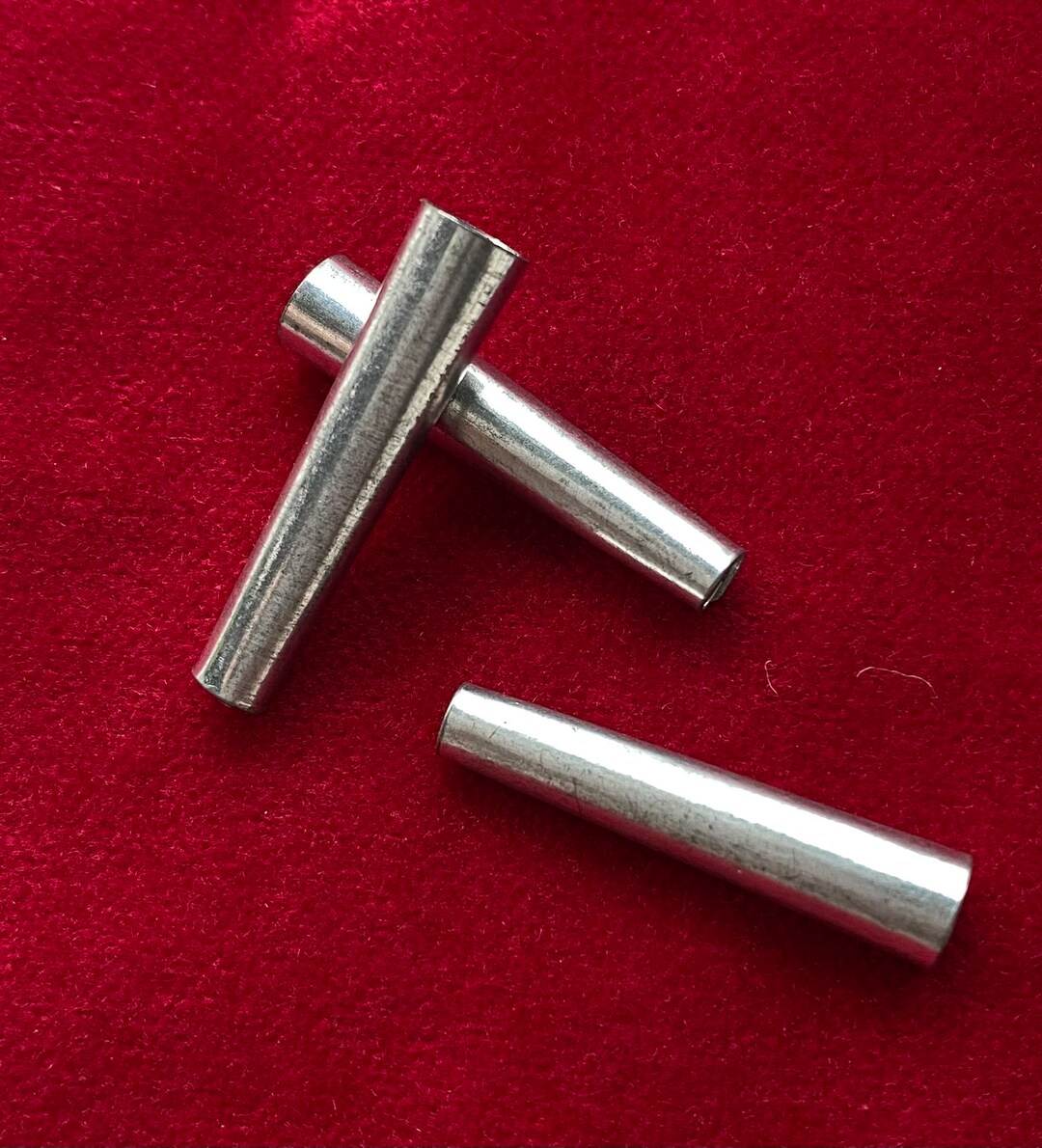 10 Simple Tin Aglets (medieval/renaissance)- Style T - Etsy