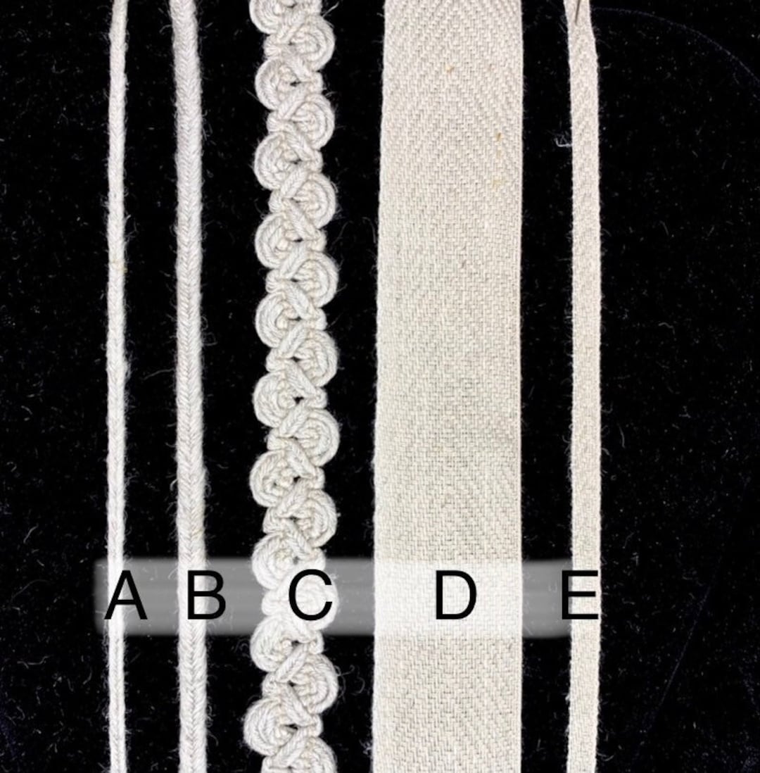 Linen Tape / Linen Trim / Linen Braid / Linen Cord - Etsy