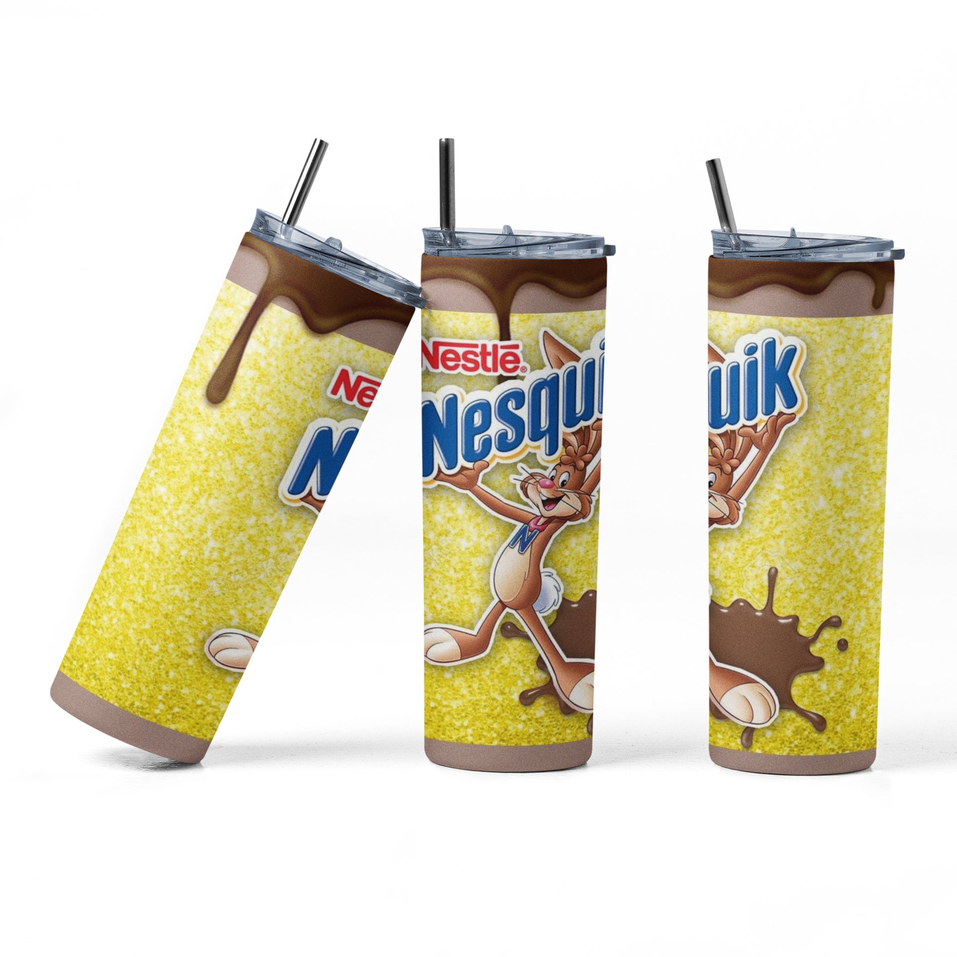 Nesquik Chocolate Milk 20oz Skinny Tumbler - Etsy