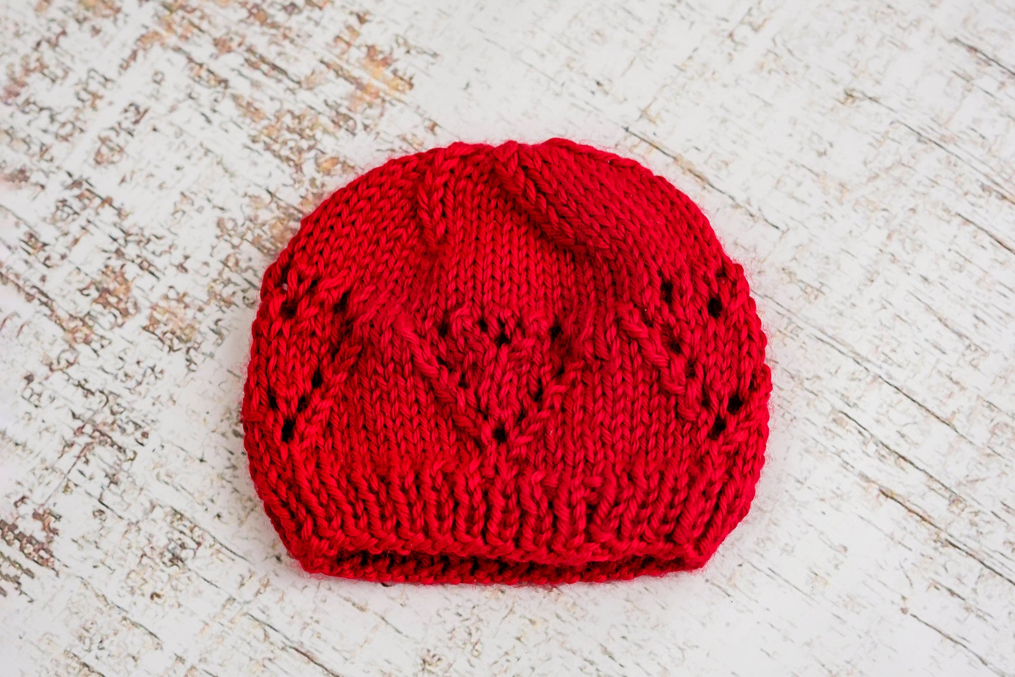 Eyelet Heart Hat for Newborn-to-toddler - Etsy